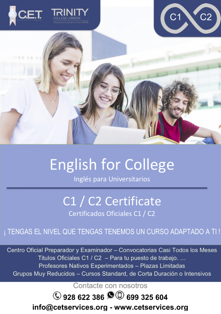 Inglés C2 para Universitarios – C.E.T. Services